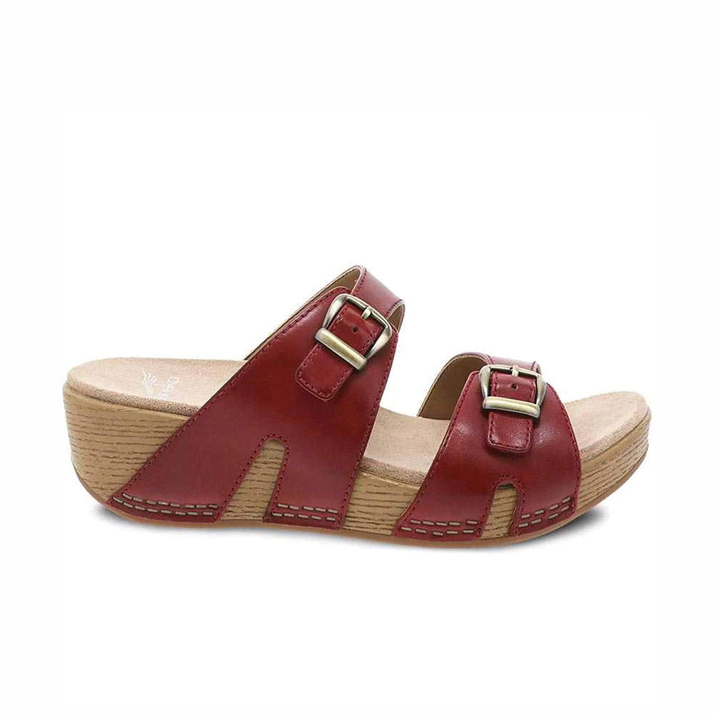 Dansko Leeann Red Sandal | Dansko® Australia & New Zealand Official ...